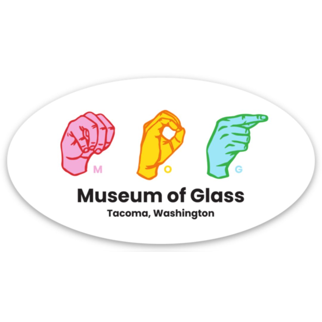 MOG ASL Sticker – Museum of Glass