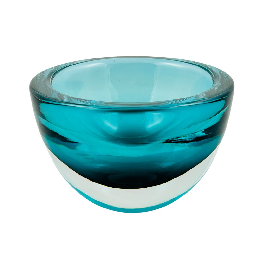 Large Salt Cellar - Lagoon – Museum of Glass