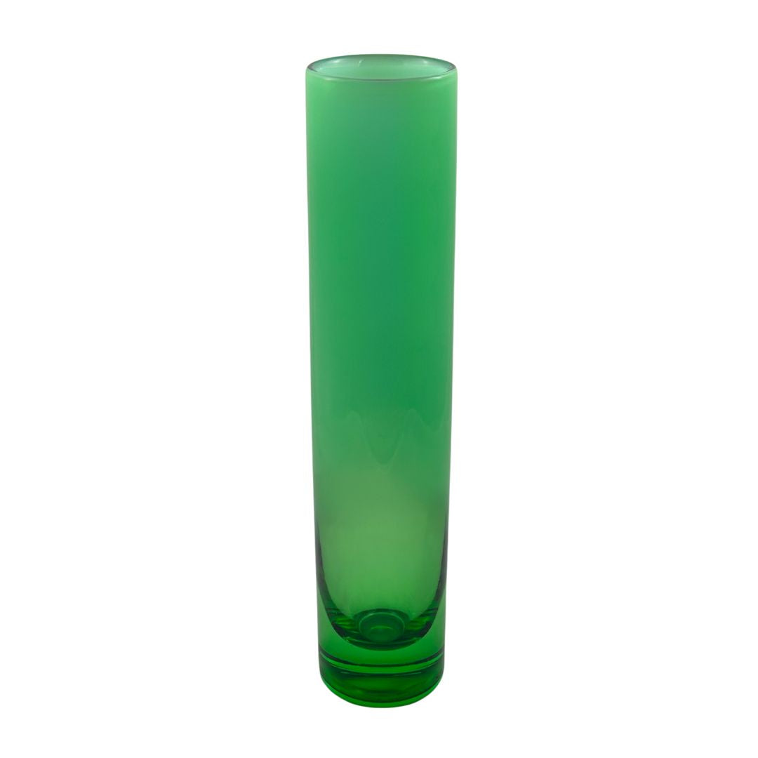 Sunset Cylinder - Spring Green – Museum of Glass