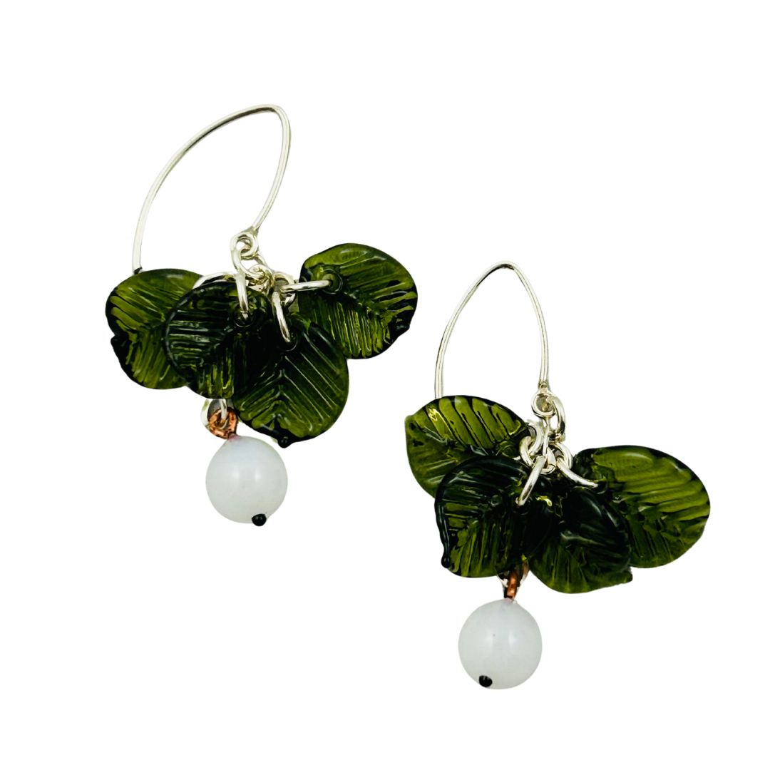 Mistletoe Earrings – Museum of Glass