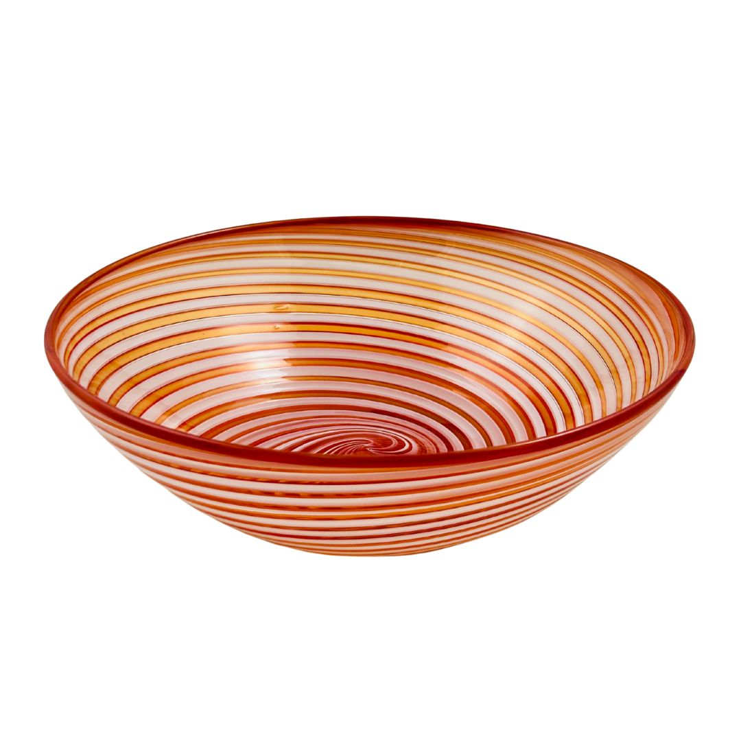 Candy Cane Bowl - Small – Museum of Glass