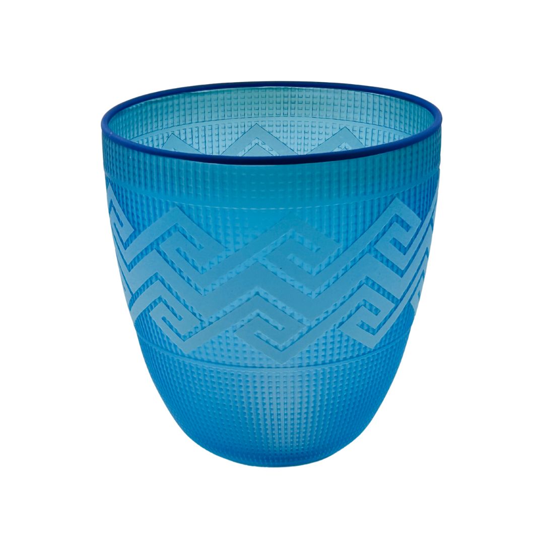Tlingit Medium Basket - Sky/Cobalt – Museum of Glass