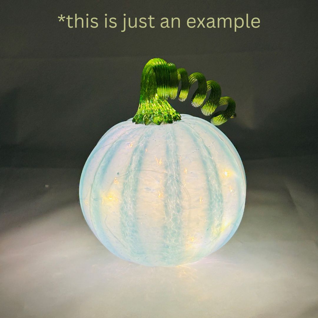 Pumpkin Nightlight - Squash It – Museum of Glass