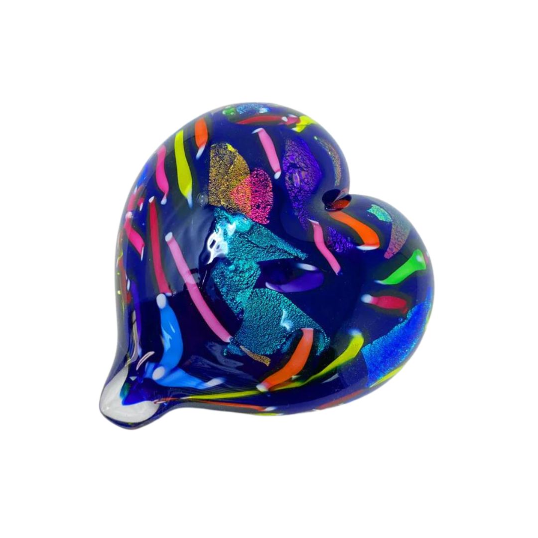 Hearts of Fire Paperweight - Royal – Museum of Glass