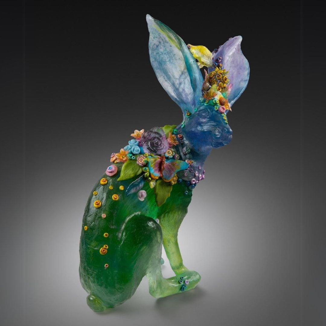 Summer Jack Rabbit with Butterfly – Museum of Glass