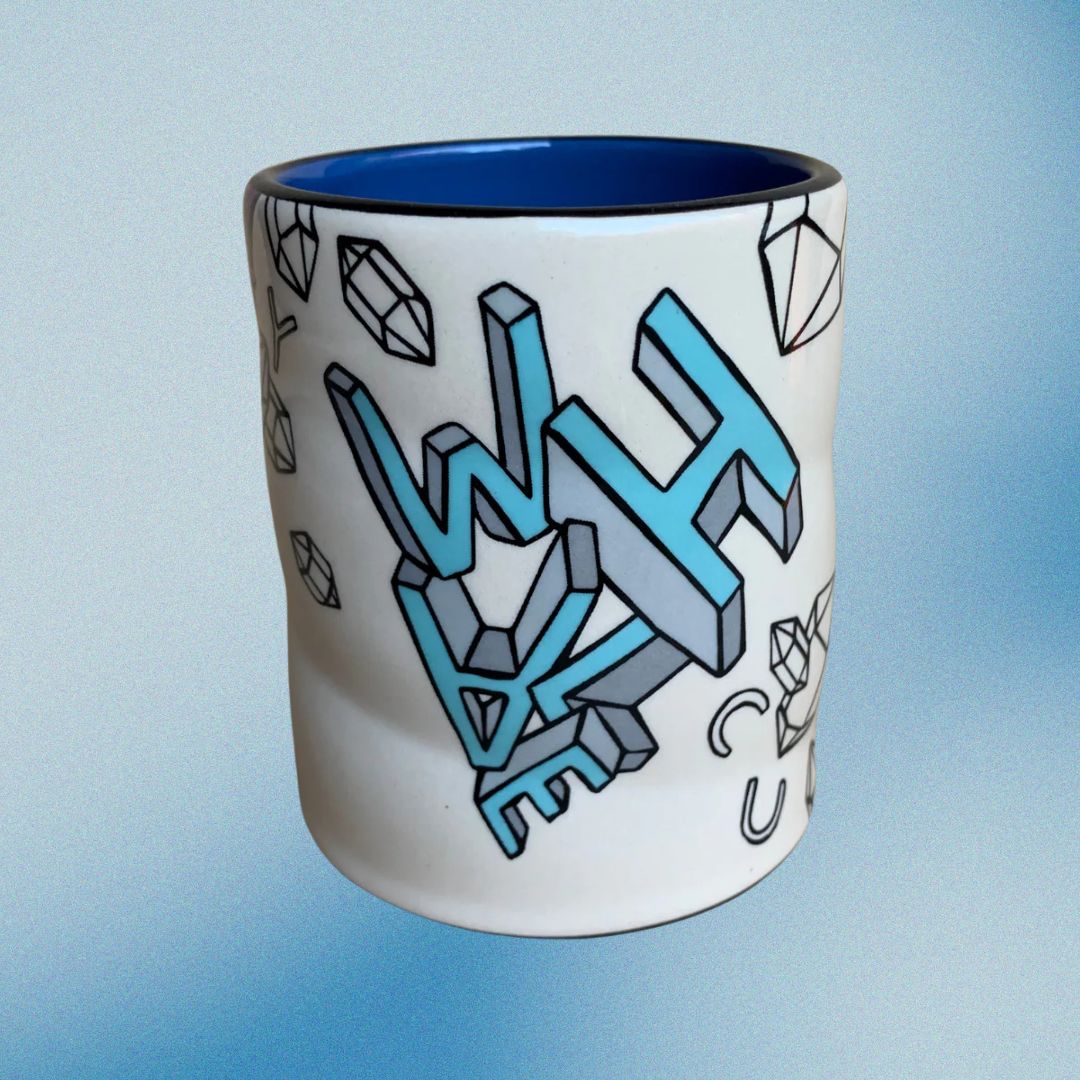 Large Lucky Cup - Whale – Museum of Glass