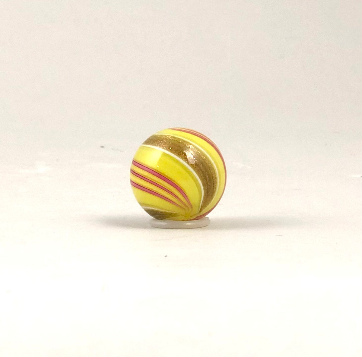 Banded Lutz Yellow w/ Red Stripes – Museum of Glass
